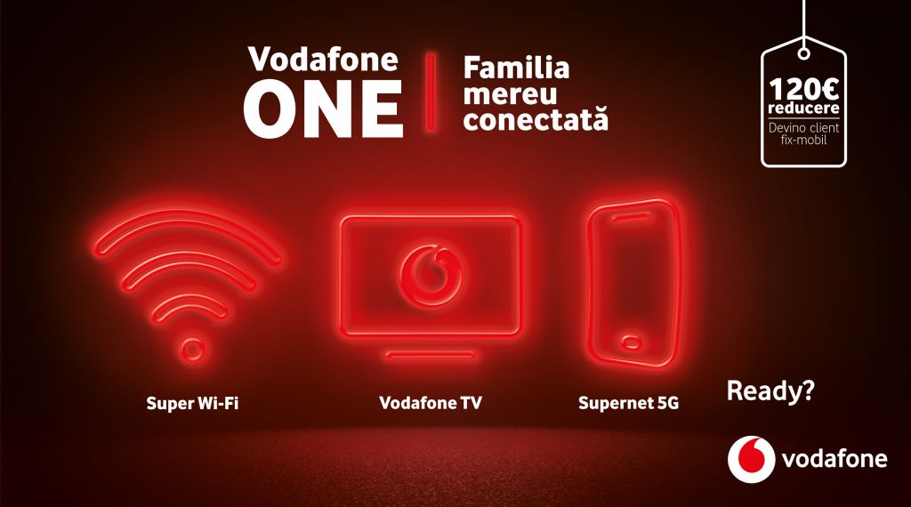 Vodafone ONE: Experiente convergente pentru mobil, fix și TV